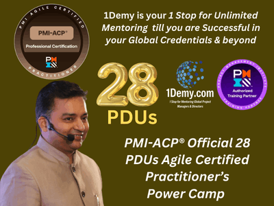 PMI® Authorized 28 PDUs PMI-ACP® Power Camp.